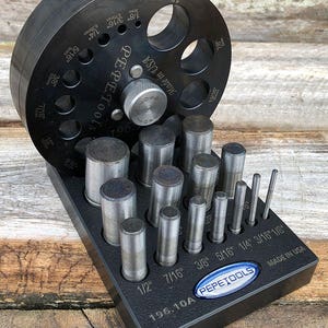 Disc Cutter Set of 14 Different 1/8" to 1" by PEPE Tools (25.198) - Etsy