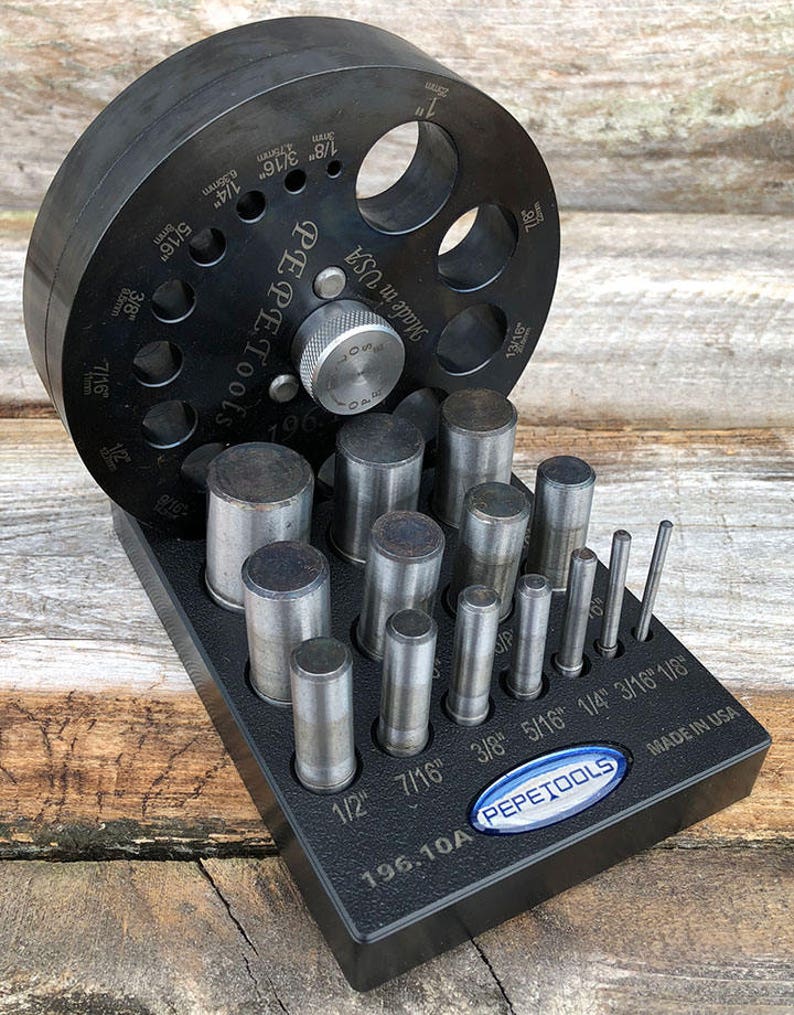 Disc Cutter Set of 14 Different 1/8" to 1" by PEPE Tools (25.198) - Etsy