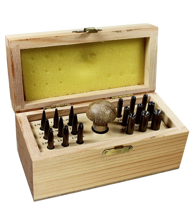 Bezel Setting Punch Set 18pcs Plus Handle 53.189 | Etsy