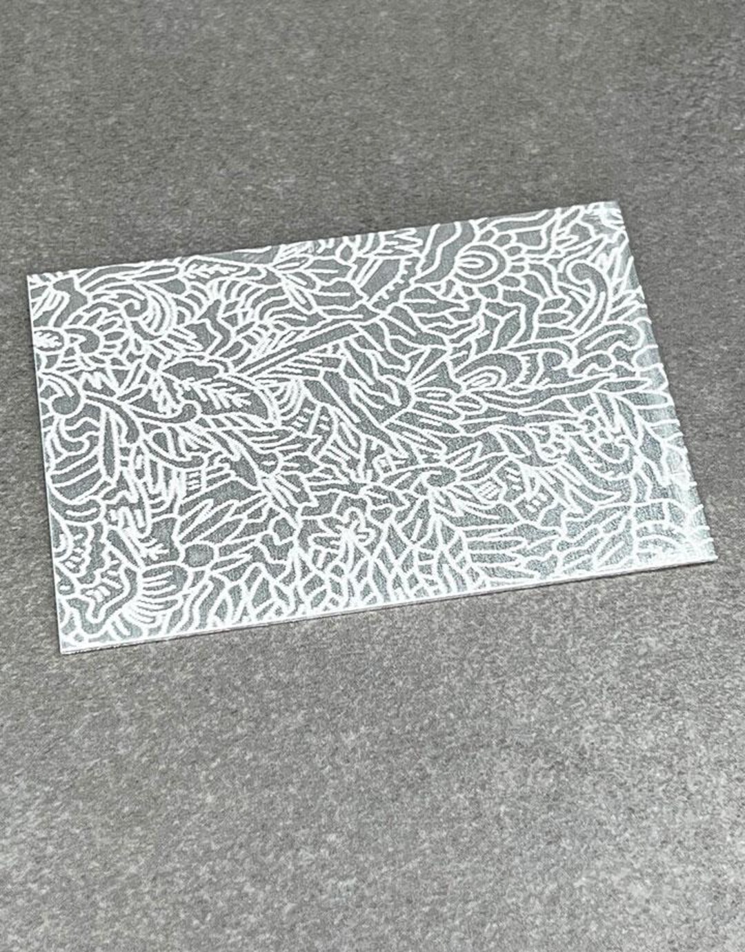 Laser Engraved Pattern Aluminum Sheet (foliage) 3x2" (ALP0053) - Etsy