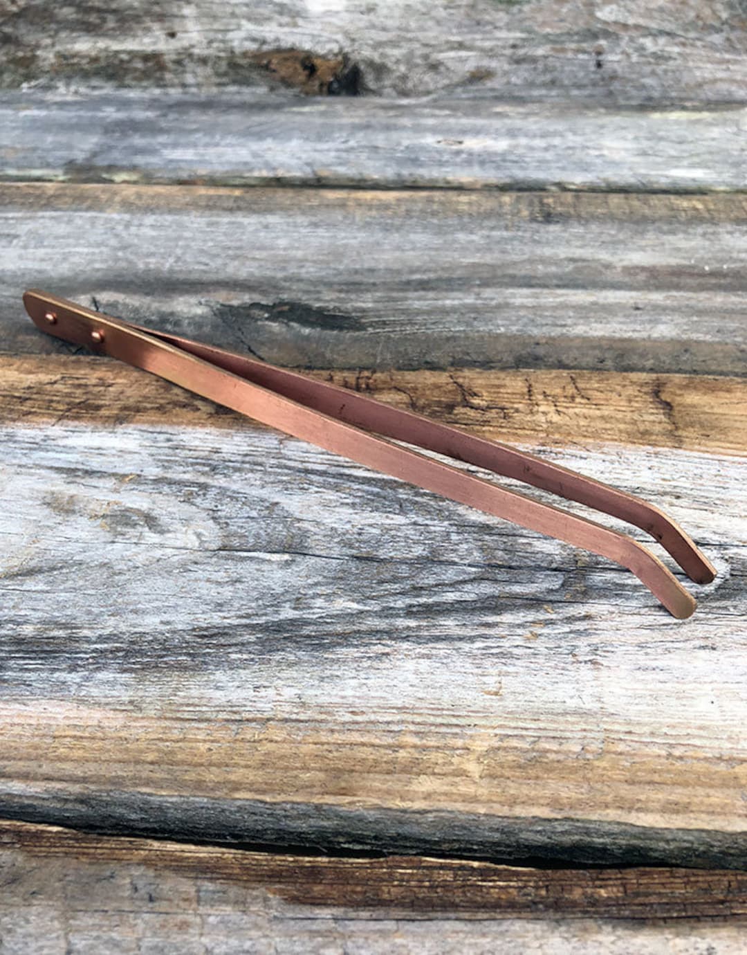 Copper Tongs With Curved Tips (57.052) - Etsy