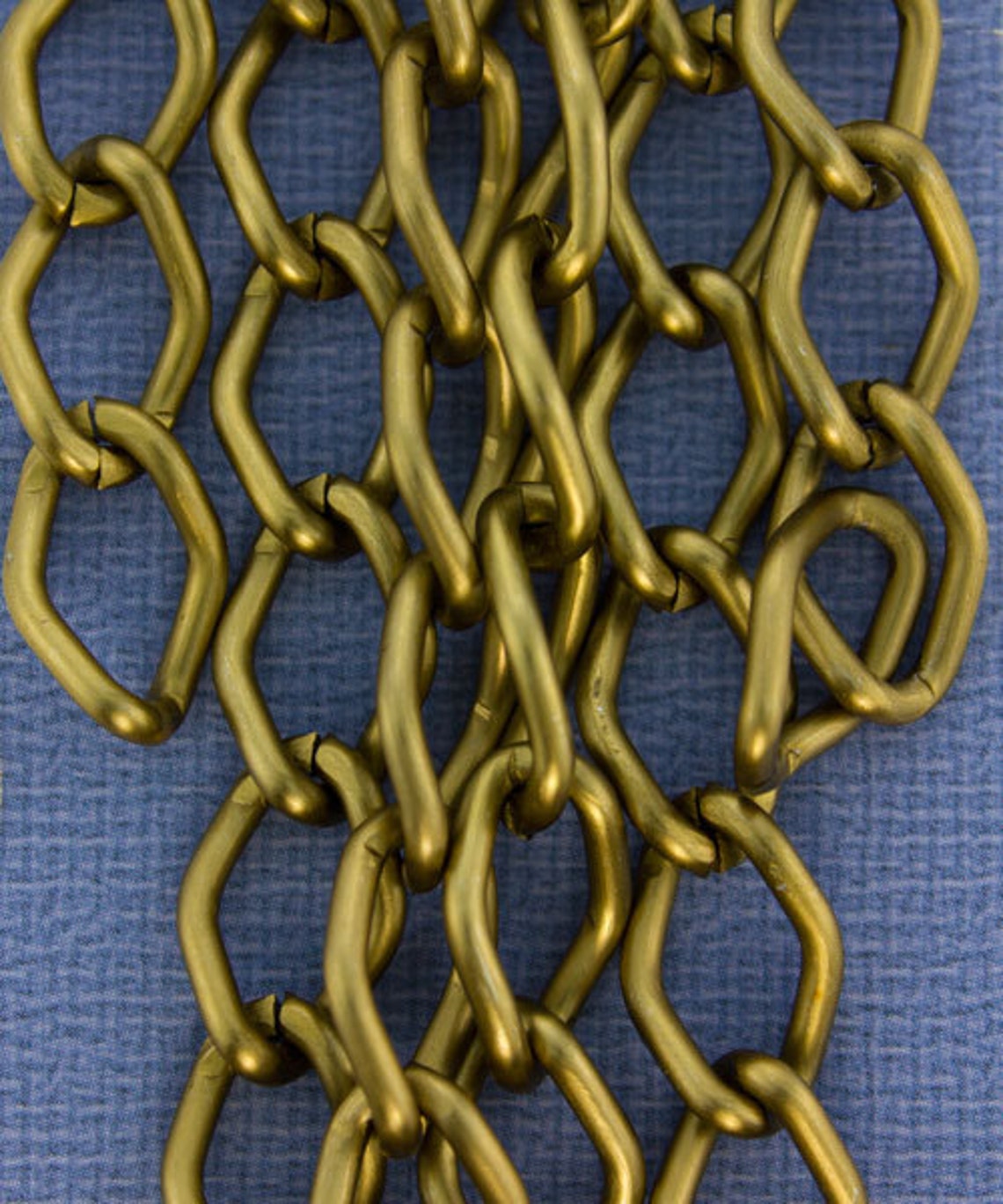 Aluminum Curb Chain Matte Gold 14.4 X 9mm Wide 5 Feet Long - Etsy