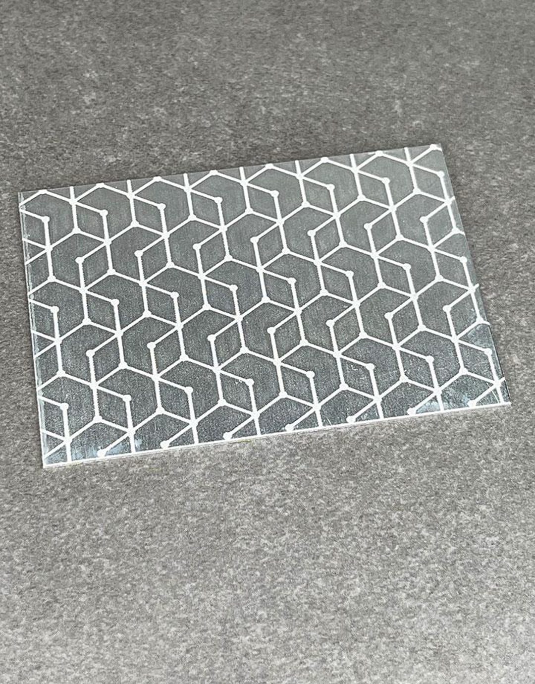 Laser Engraved Pattern Aluminum Sheet (hexagon Dots) 3x2" (ALP0003) - Etsy