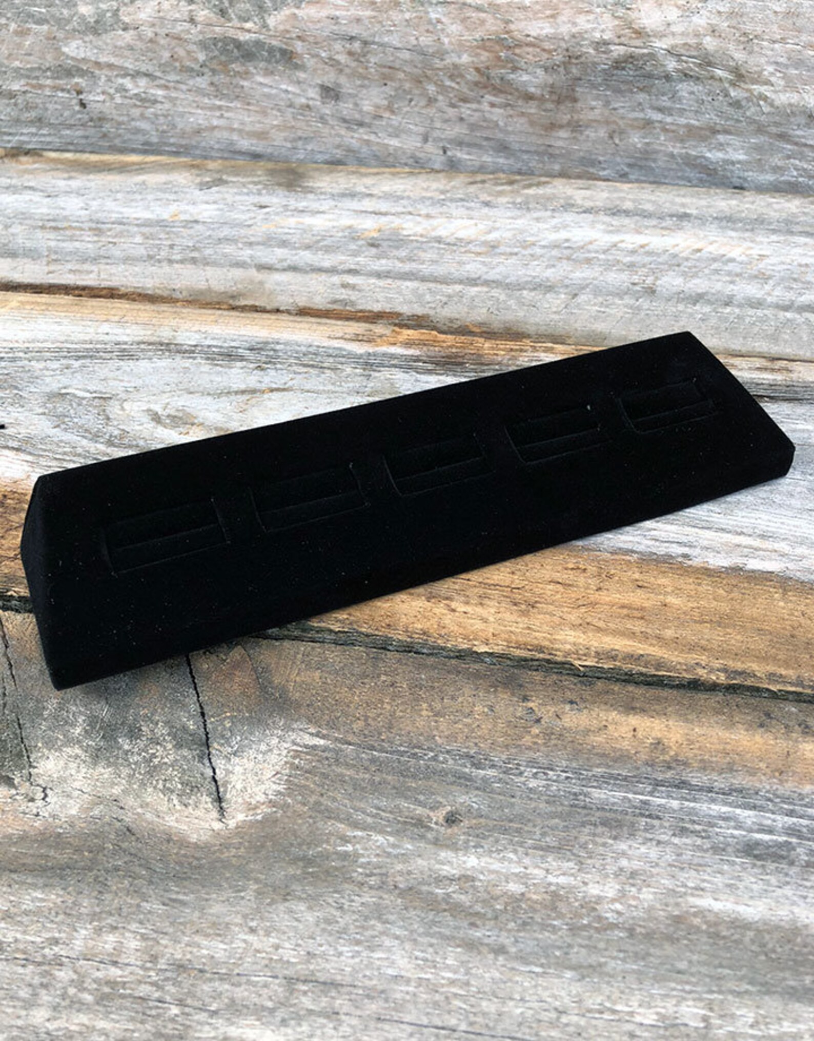 Value Velvet Slanted Ring Display Block for 5 Rings (DRG1195) - Etsy