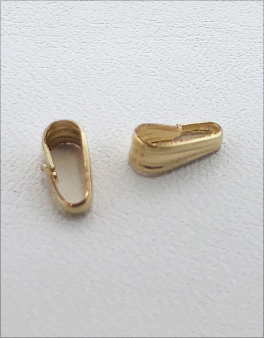 Gold Filled Clip on Bail - 2.5mm Opening (pkg of 10) (910F-12) - Etsy