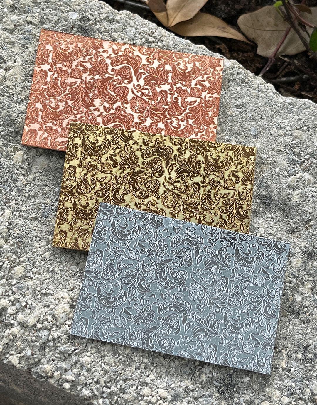 Laser Engraved Pattern Sheet (floral Wallpaper) 3x2" (XLP0144) **choose ...