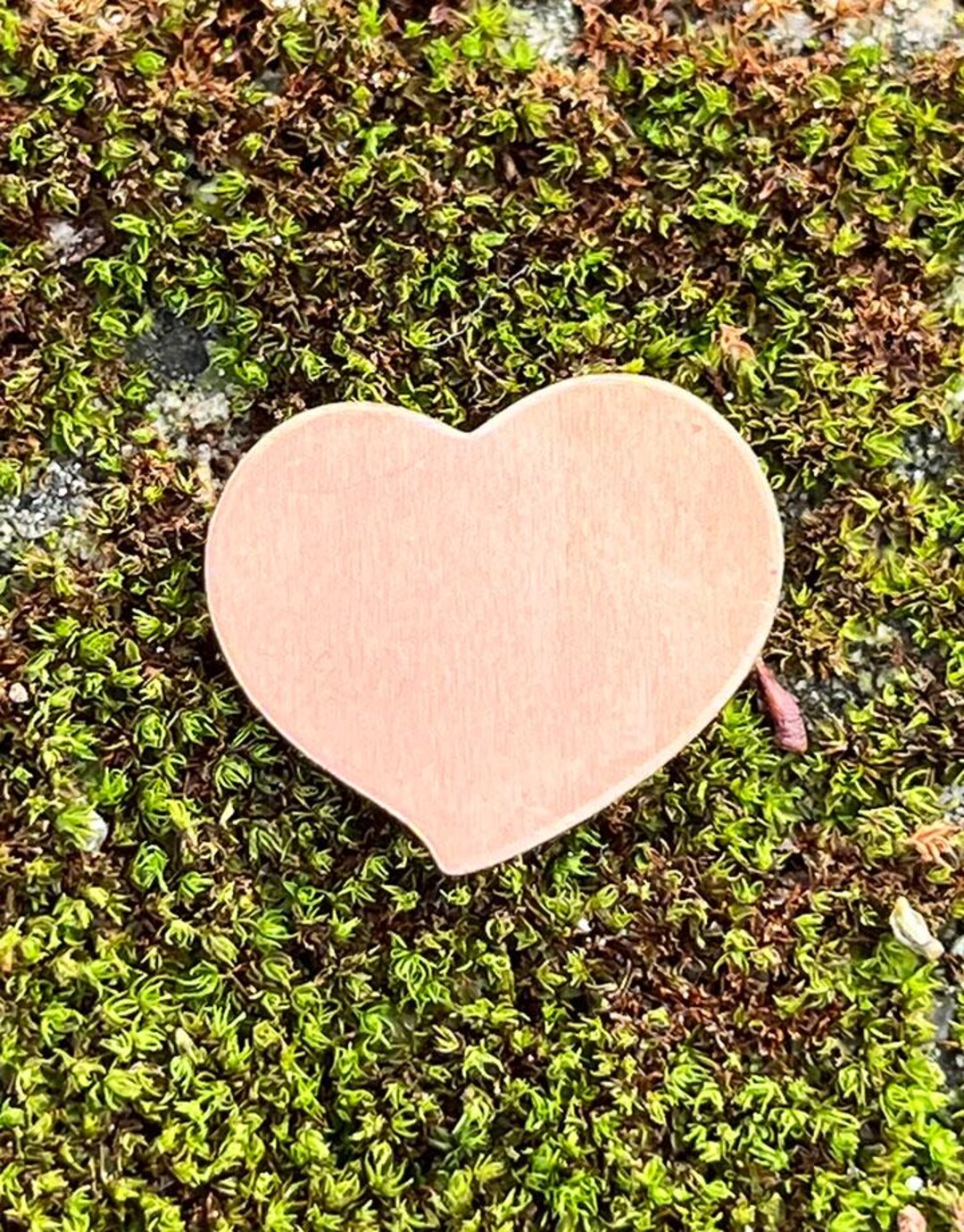 Copper Shape- Heart 11/16"x13/16" 24ga (pkg of 6) (MSC42824) - Etsy