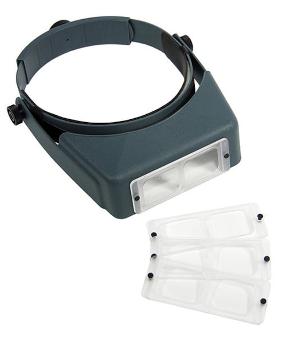 Optivisor AL Kit / Headband With Four Acrylic Lenses 29.498 - Etsy