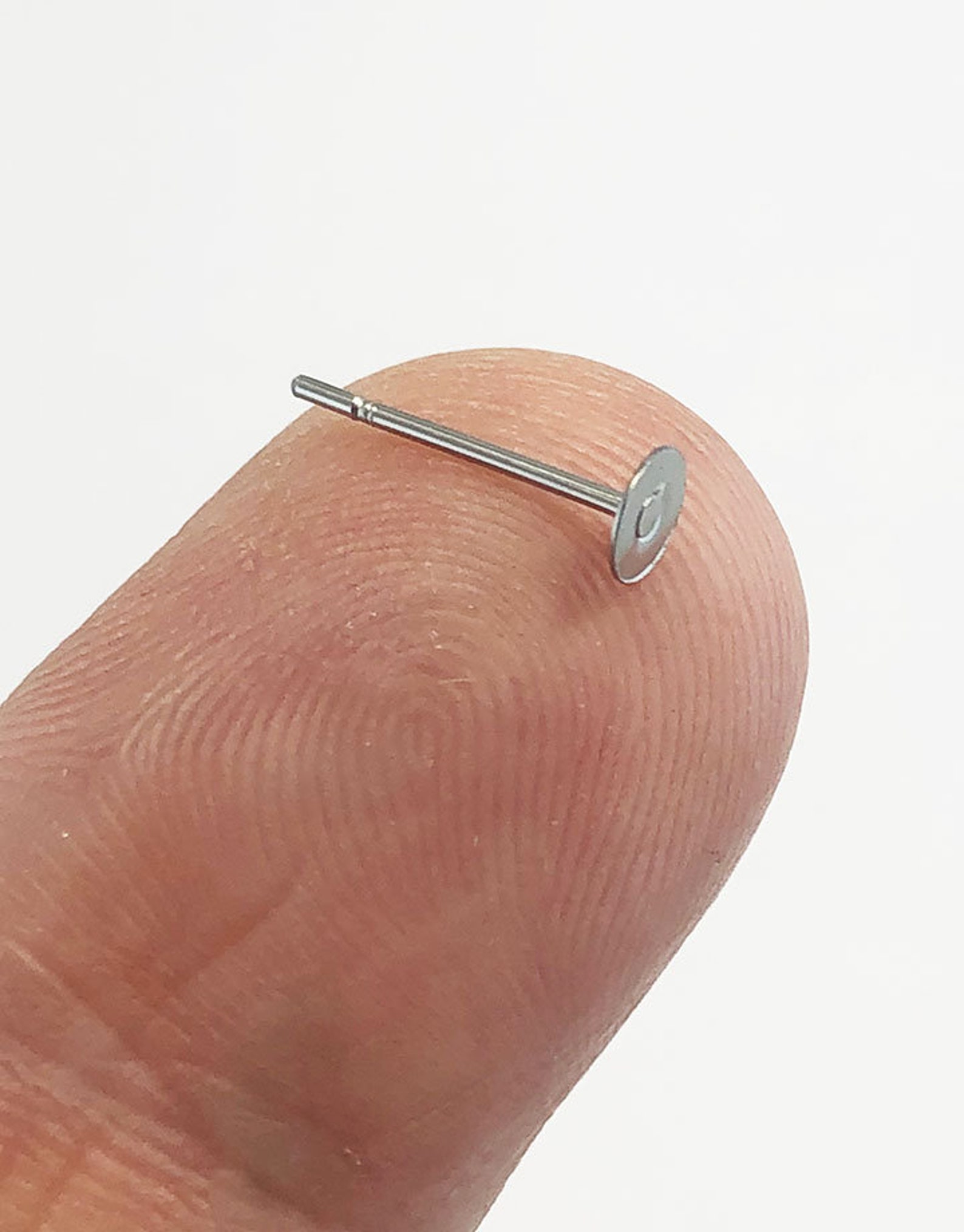 Ear Post Stainless Steel with 4mm Pad Pkg of 144 902L-43 | Etsy