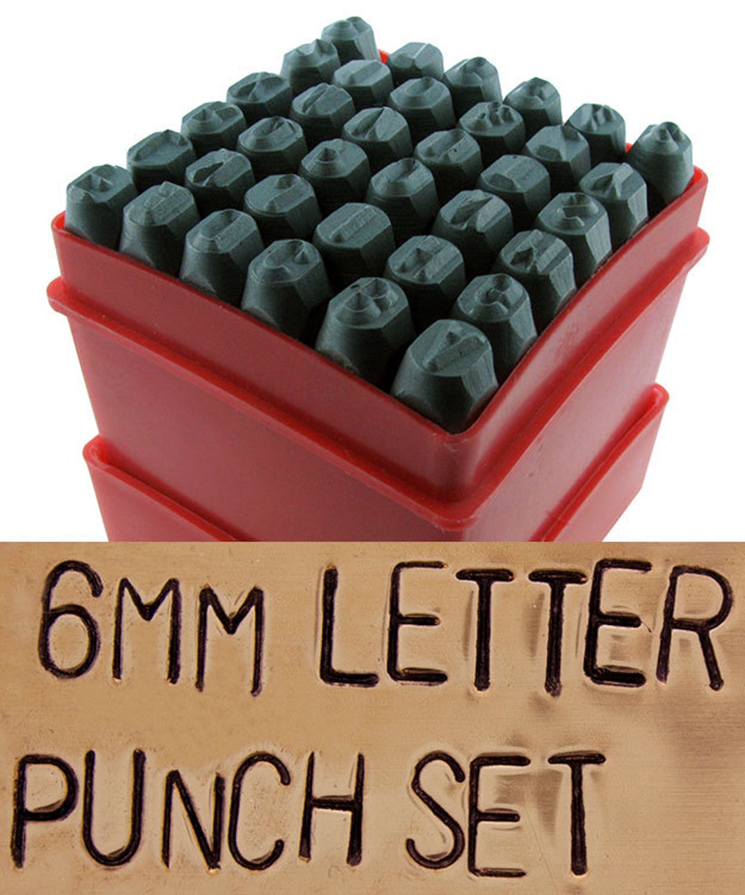 Letter Punch Set 0 Thru 9 and A Thru Z With "&" Symbol 6mm Imprint ...