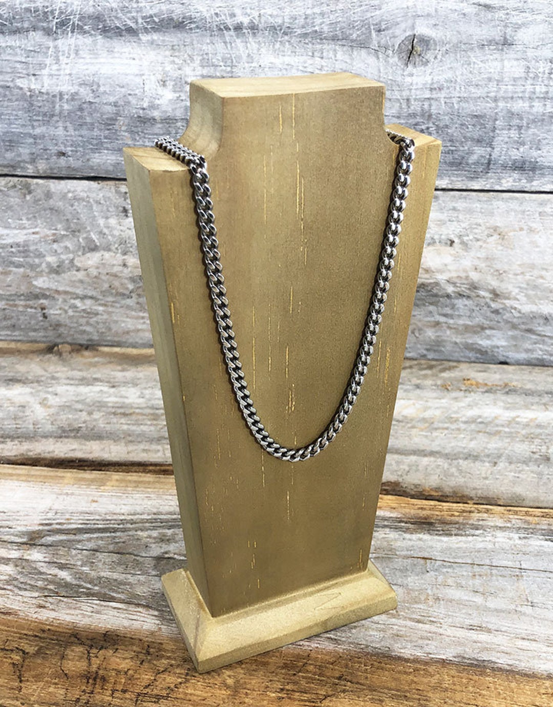 Wood Necklace Stand 8-1/2 Tall DCH8902 - Etsy