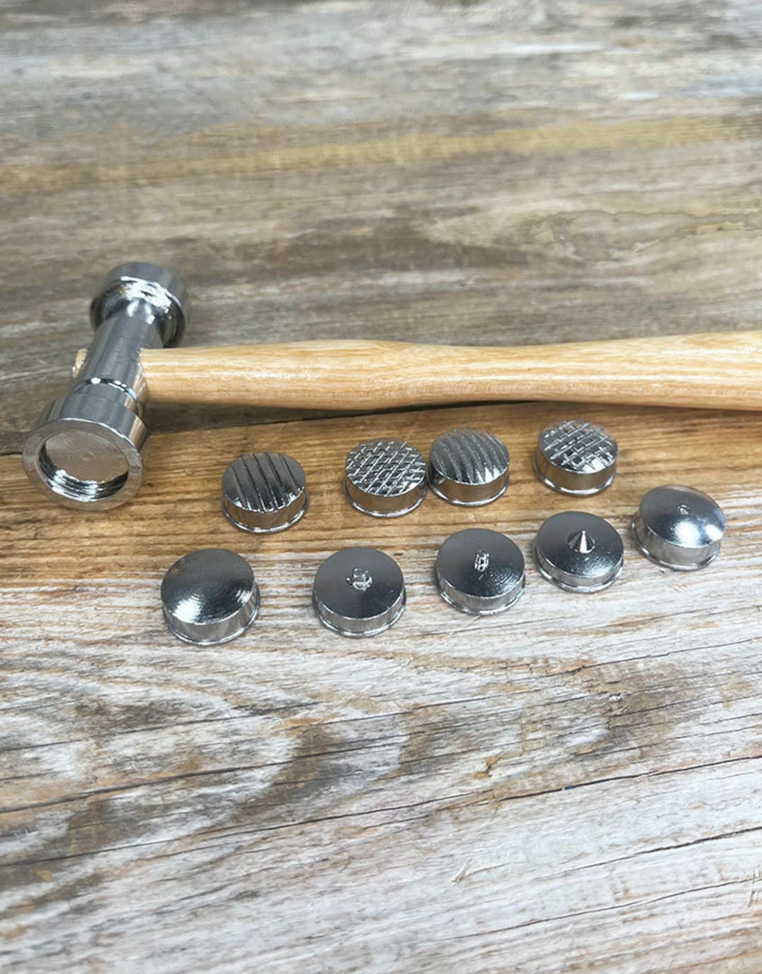 Texturing Hammer With 9 Interchangable Heads (HA4655) - Etsy