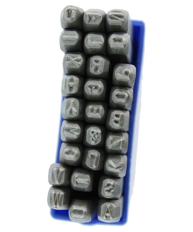 Letter Punch Set A Thru Z With & Symbol 3mm - Etsy