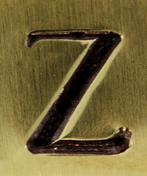 IMPRESSART DESIGN Stamp Greek Letter ZETA 6mm PN6487 - Etsy