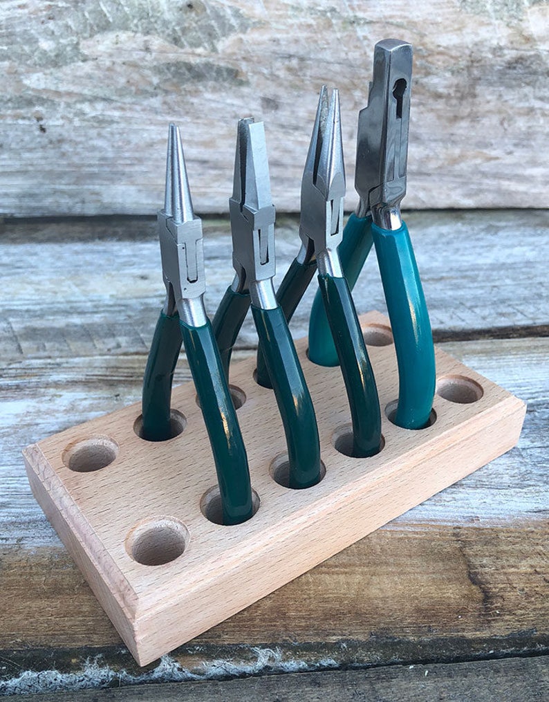 Wood Plier Block for 6 Pliers 13.3156 - Etsy