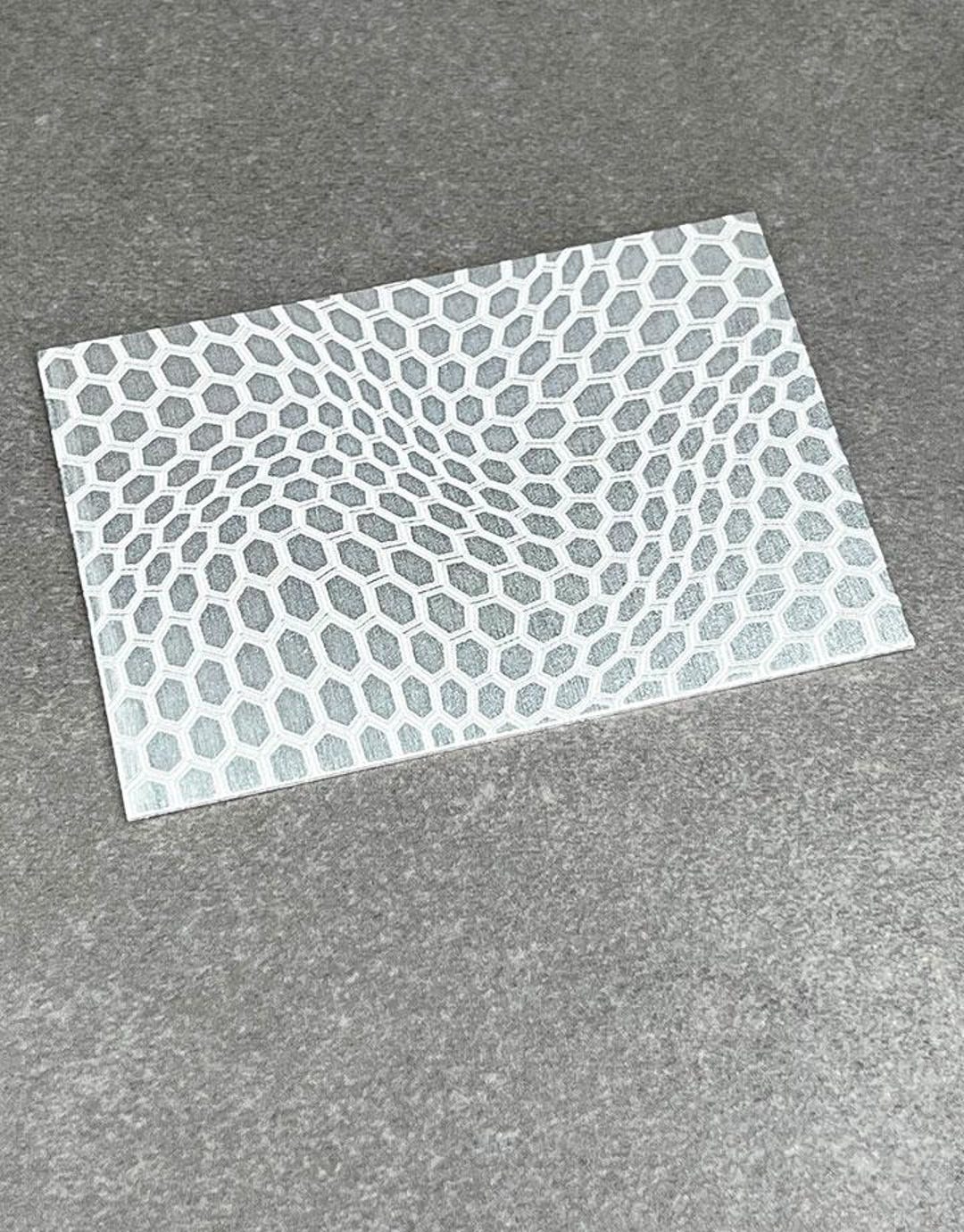 Laser Engraved Pattern Aluminum Sheet (wobble Honeycomb) 3x2" (ALP0051 ...