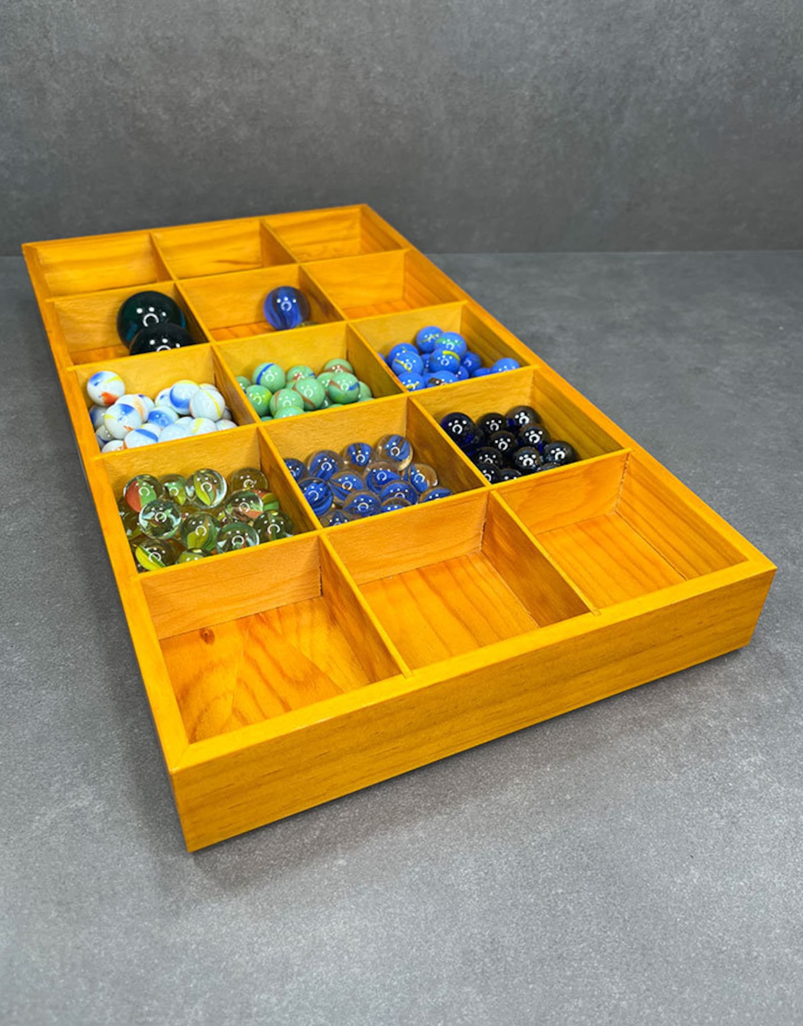 Wood Tray With 15 Compartments (DTR2015) - Etsy