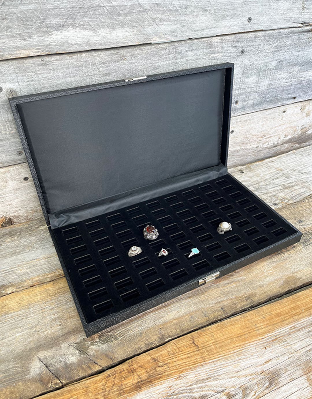 Ring Case for 72 Rings - Black (DRG1900) - Etsy