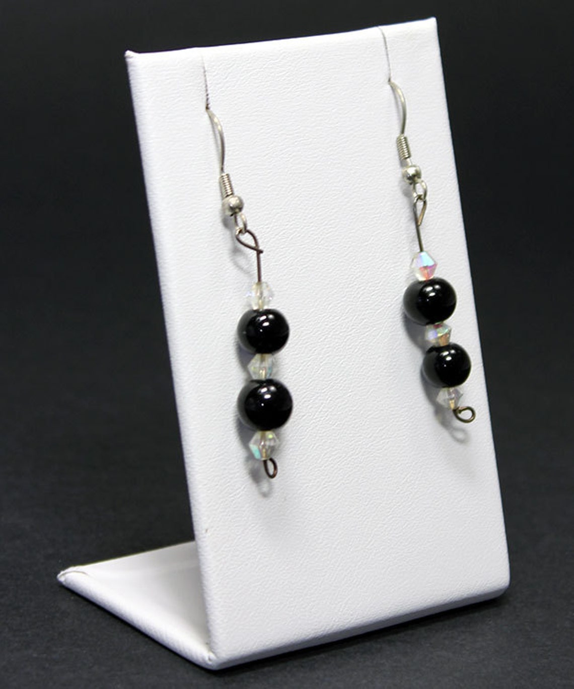 Earring or Pendant Display White Leatherette pack of 3 - Etsy