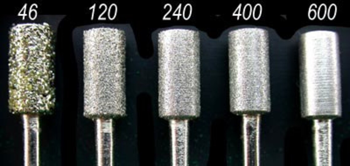 Diamond Bur Set 30pcs Small 120 Grit BR16061 - Etsy
