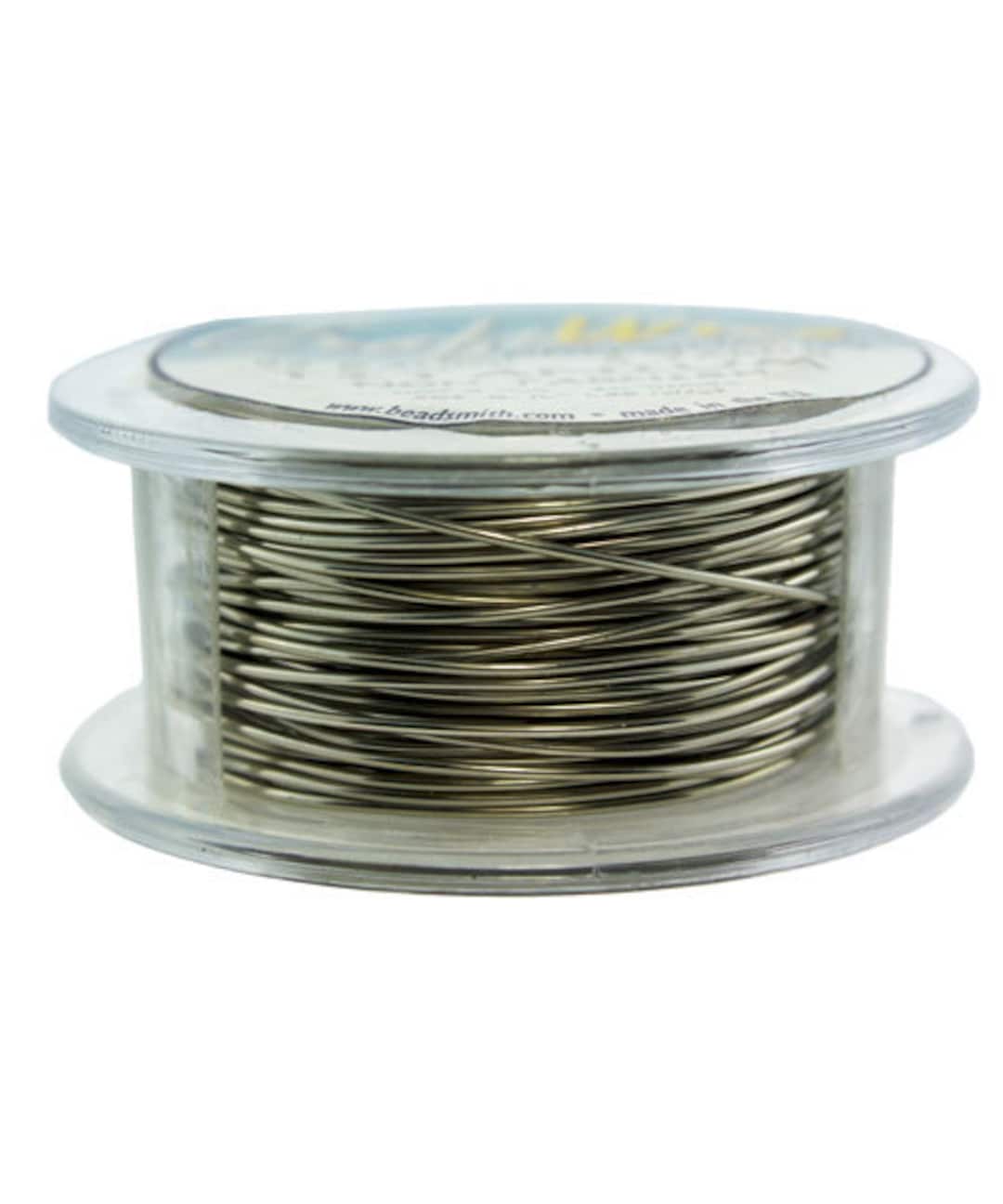 Craft Wire Tarnish Resistant Titanium Color Round Wire 22ga - Etsy