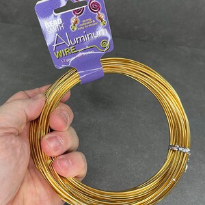 Aluminum Wire Light Gold Color Wire 12ga 39 Feet per Bag WR72112 - Etsy