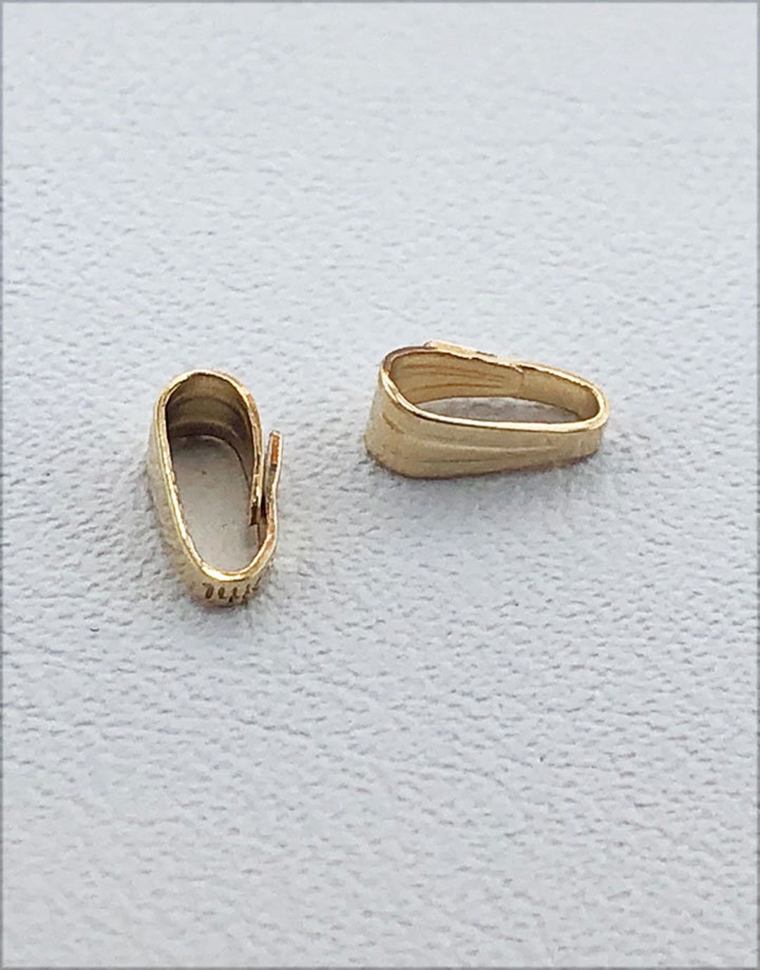 Gold Filled Clip on Bail - 1.7mm Opening (pkg of 10) (910F-11) - Etsy