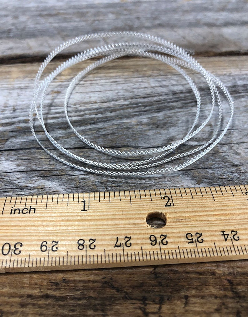 Sterling Silver Gallery Wire "beaded Swag" (SGW06) - Etsy