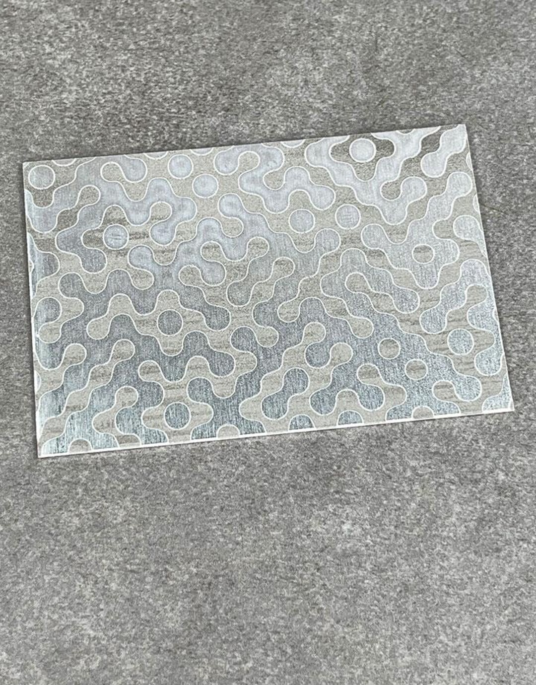 Laser Engraved Pattern Aluminum Sheet (dot Maze) 3x2" (ALP0072) - Etsy