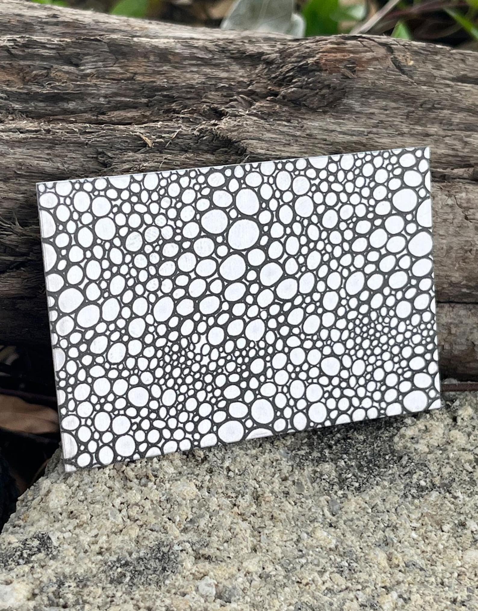 Foam Laser Engraved Metal Sheet 3x2” = Textured Jewelry Blank = Copper ...