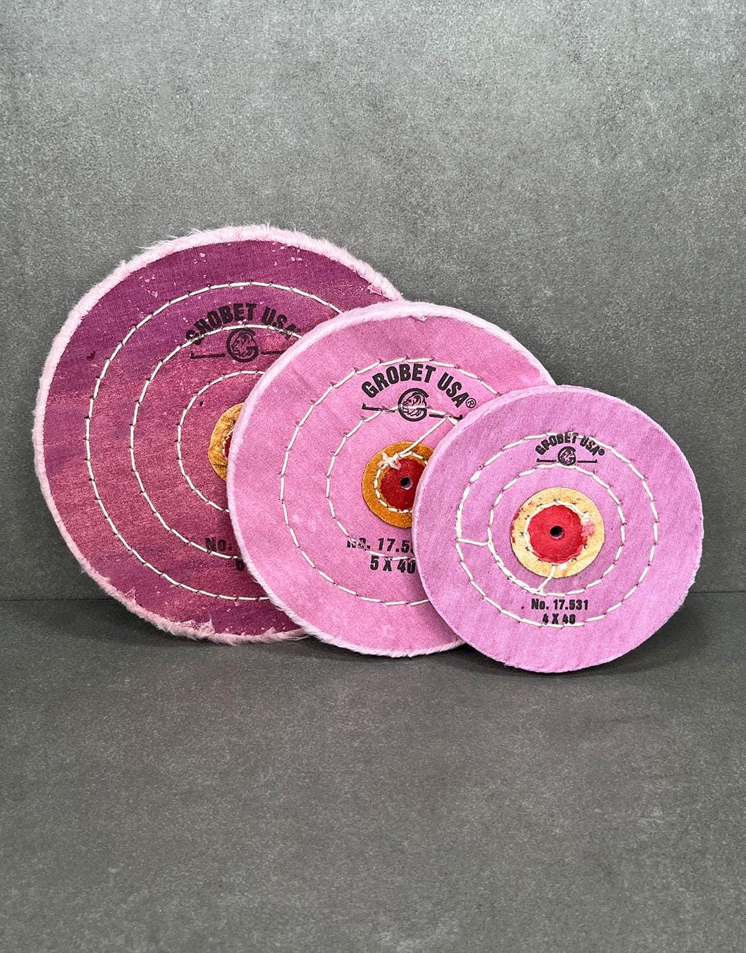 Berry Treated Muslin Buff With Leather Center (17.53XX) **choose Size ...