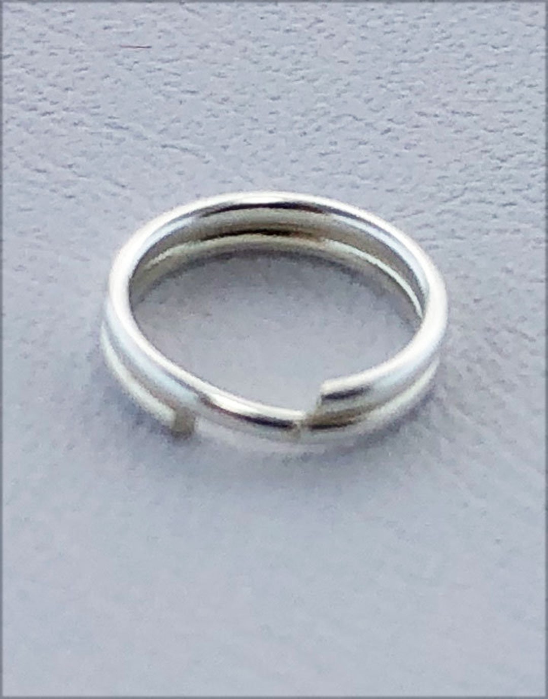 Round Split Ring Sterling Silver 7.2mm pkg of 10901S-04 - Etsy