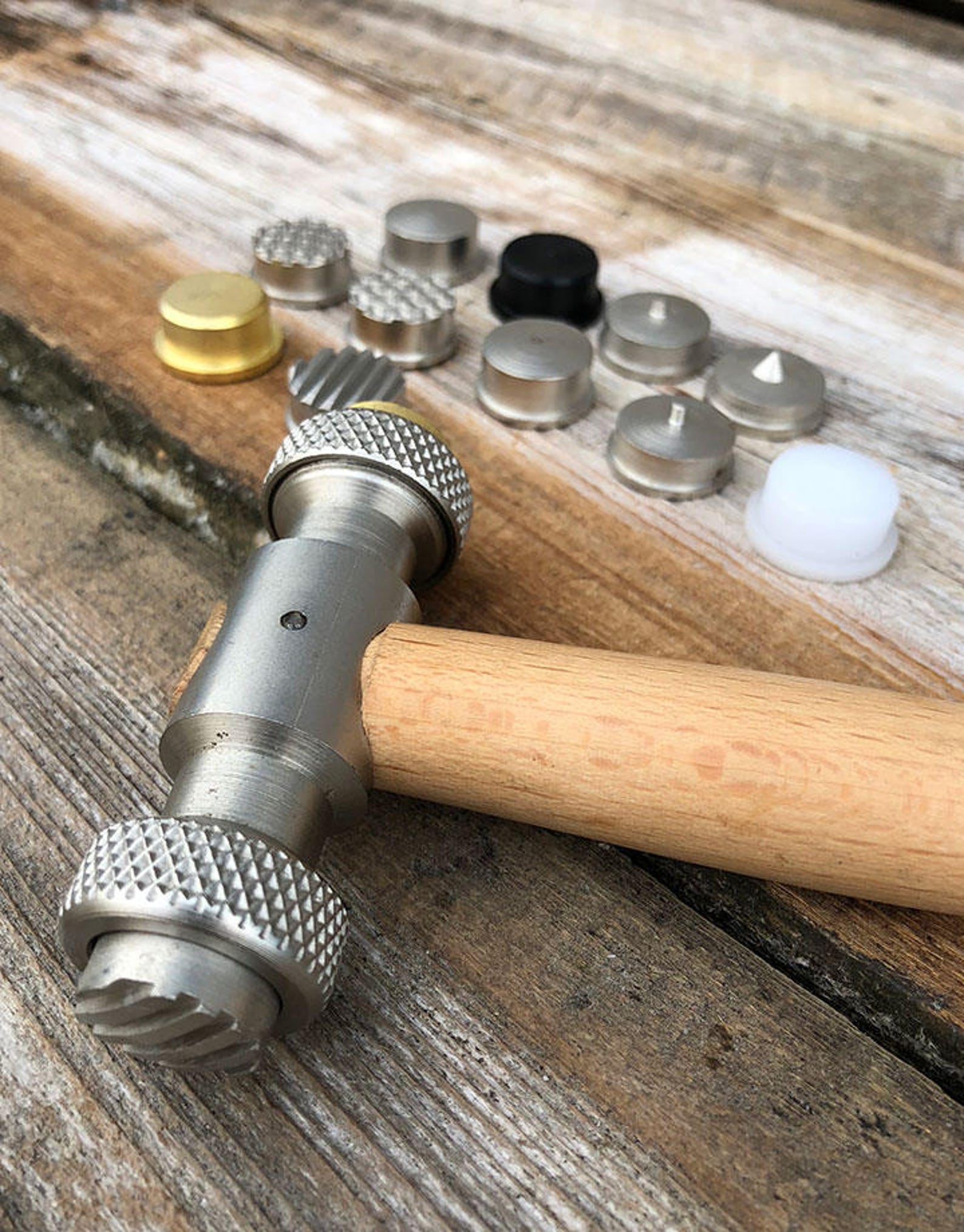 Texturing Hammer With 12 Interchangeable Faces HA4650 - Etsy