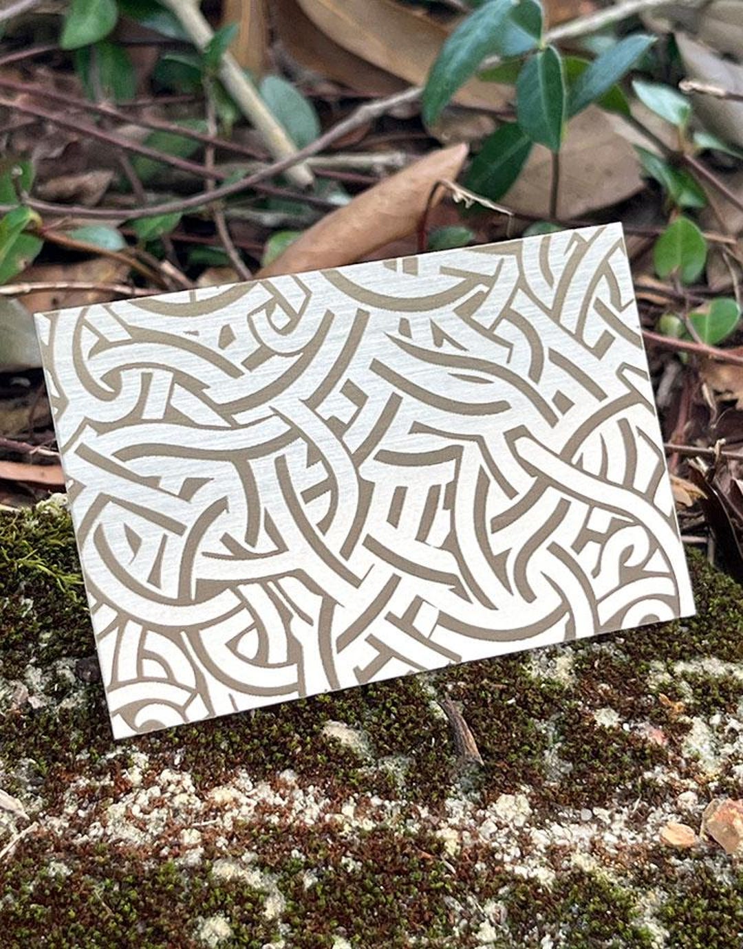 Laser Engraved Pattern Sterling Silver Sheet celtic Oak 3x2 SLP0039 - Etsy
