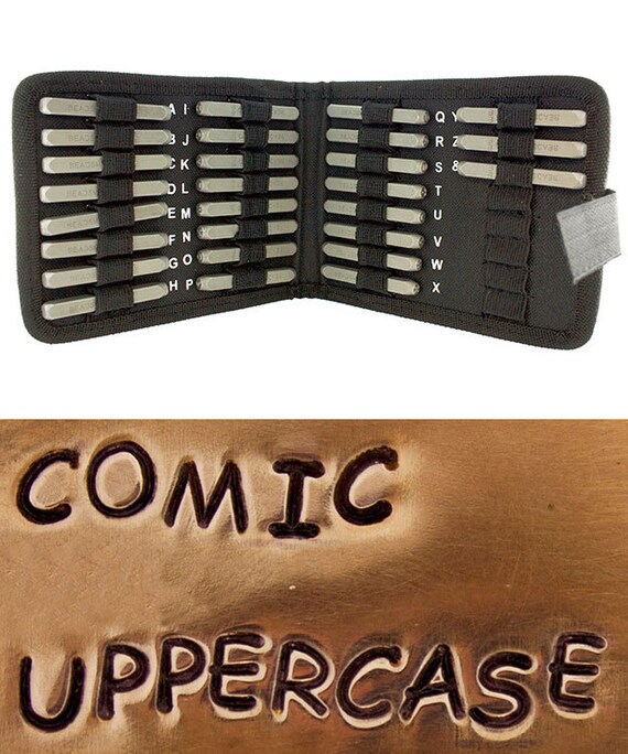 Letter Punch Set 3mm COMIC Upper Case 27pcs With Case PN972 | Etsy