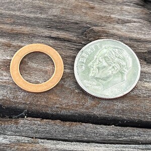 Small Copper Washers **choose Size** **CLOSEOUT** - Etsy