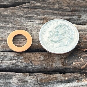 Small Copper Washers **choose Size** **CLOSEOUT** - Etsy