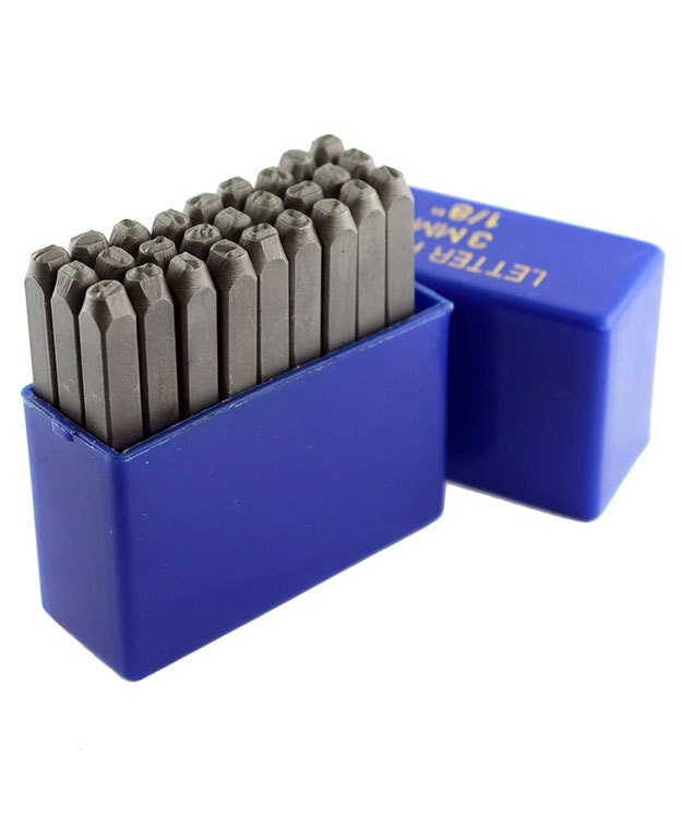 Letter Punch Set A Thru Z With & Symbol 3mm - Etsy