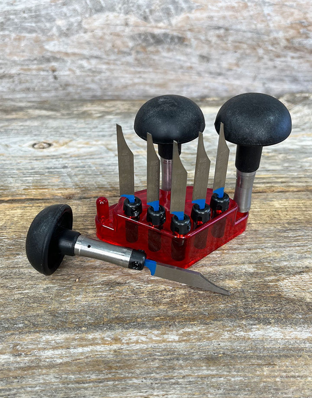 Graver Kit With 6 Gravers and 3 Graduated Quickchange Handles (GR2150 ...