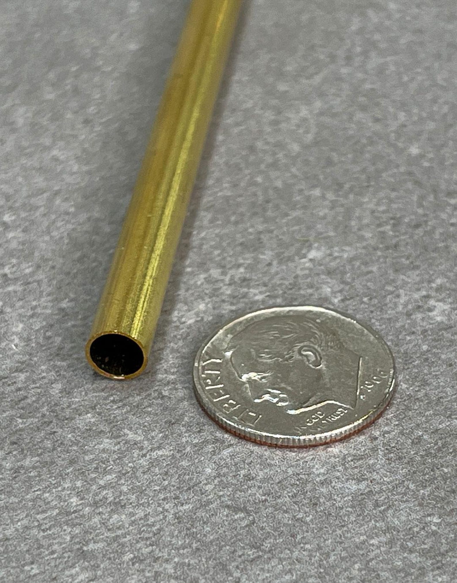 Brass Round Tubes 12" Long (BRT0X) **choose Size** - Etsy