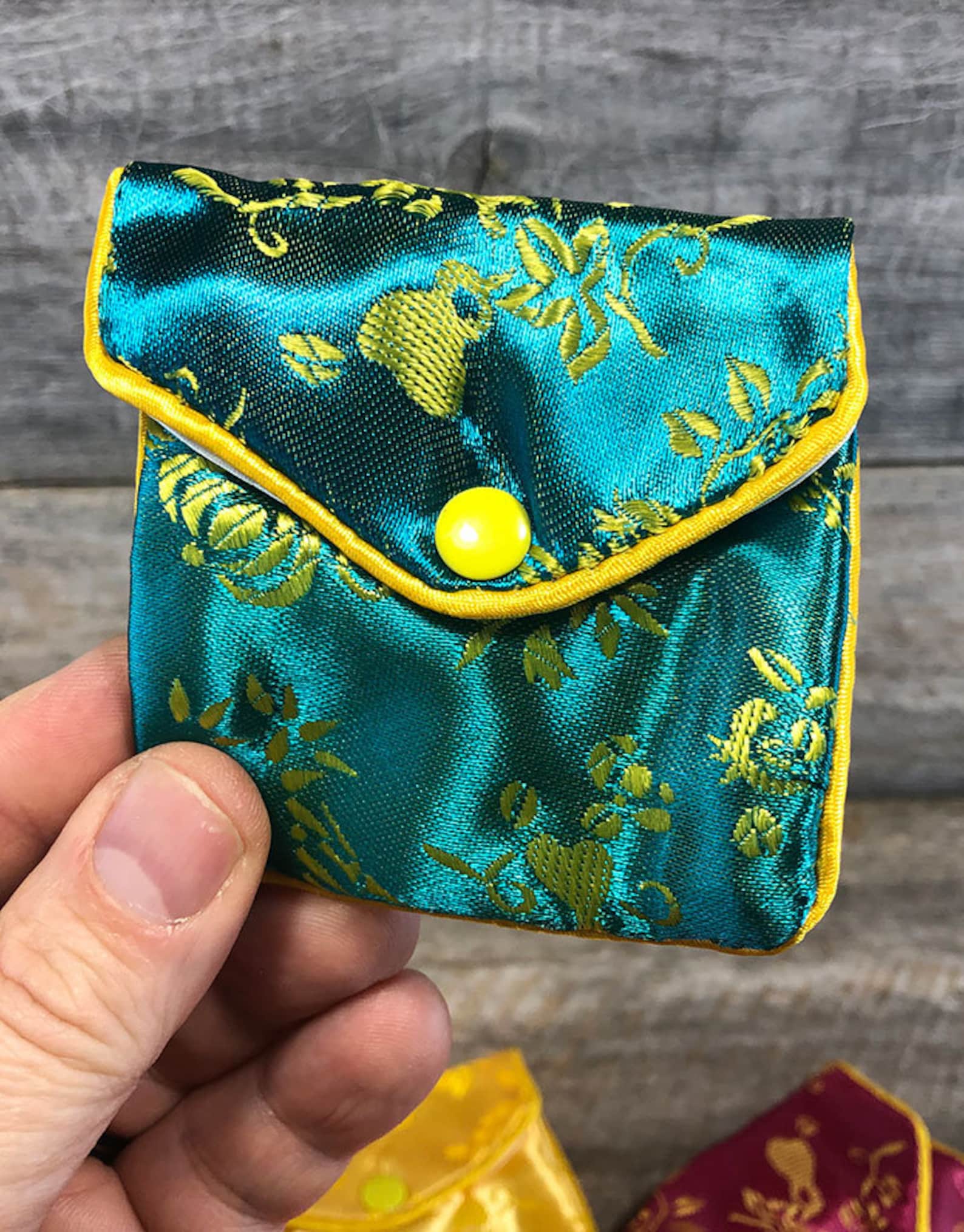 Silk Pouches With Zipper 3-1/2x3 dozen DBX2403 - Etsy