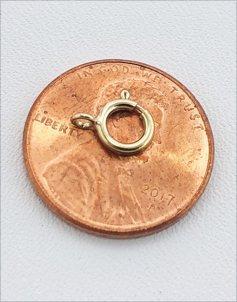 Gold Filled Spring Ring 6.mm Standard pkg of 10 911F-04 - Etsy