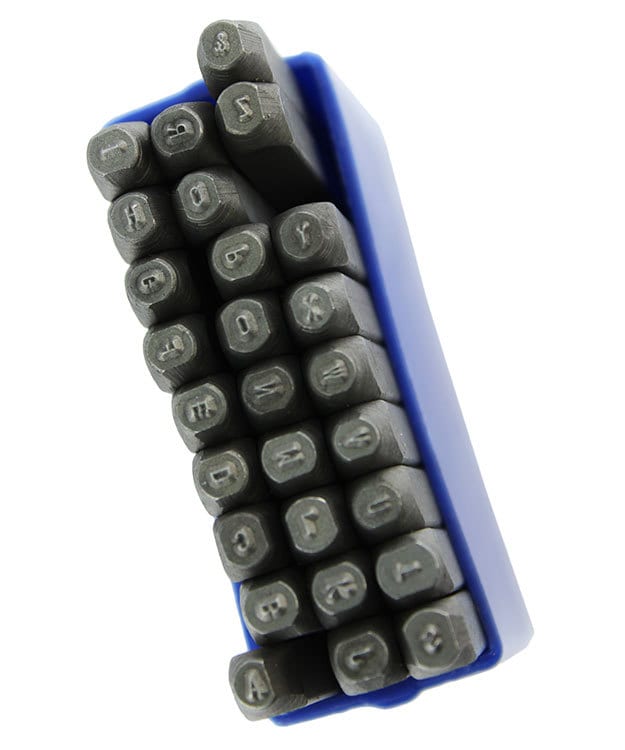 Letter Punch Set A Thru Z With & Symbol 1.5mm | Etsy