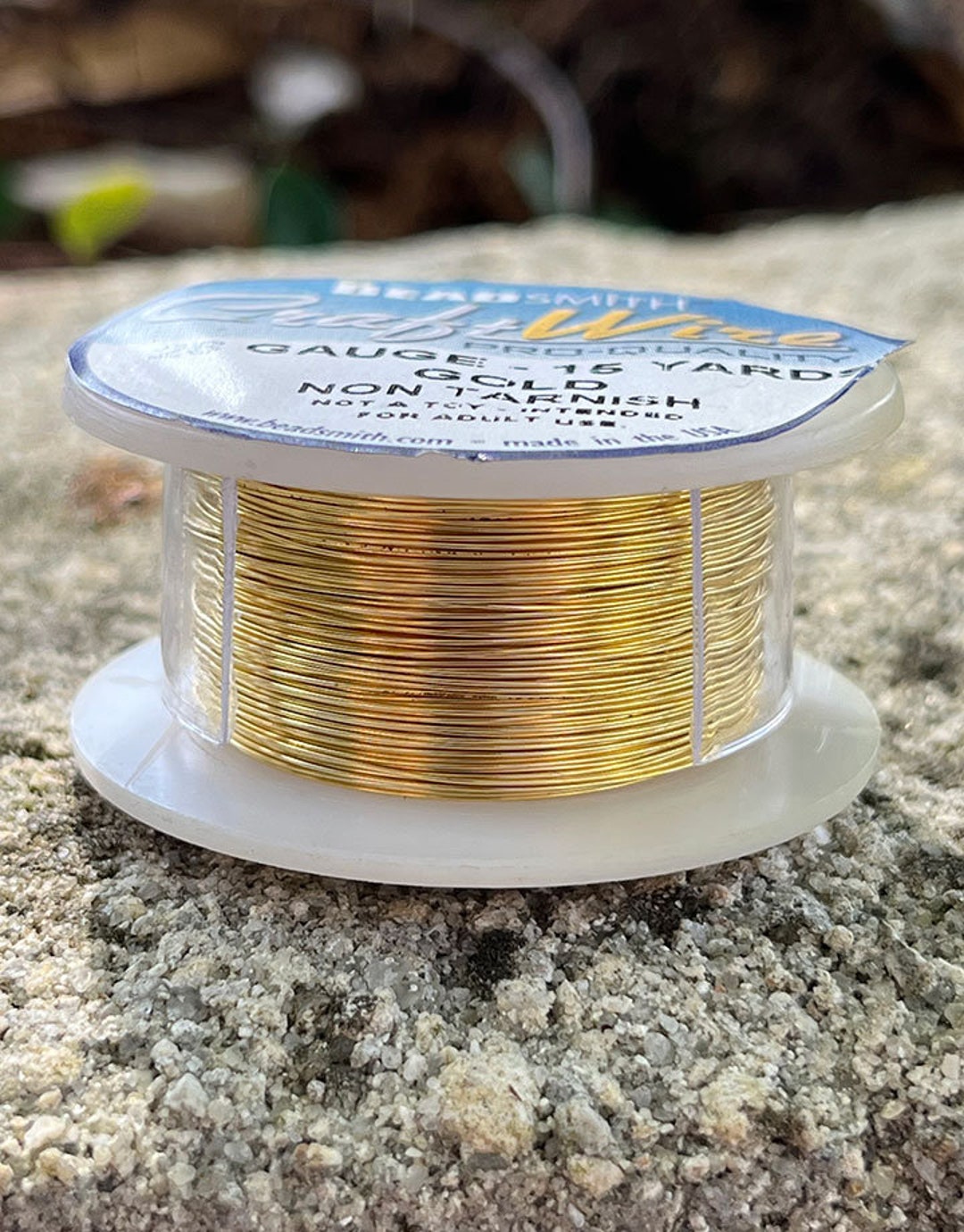 Craft Wire Tarnish Resistant Gold Round Wire 28ga 15yd WR6728G - Etsy