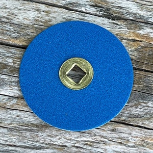 Blue Zirconia Snap-on Sanding Discs 7/8" (pkg/50) (ST102X) (choose Grit ...