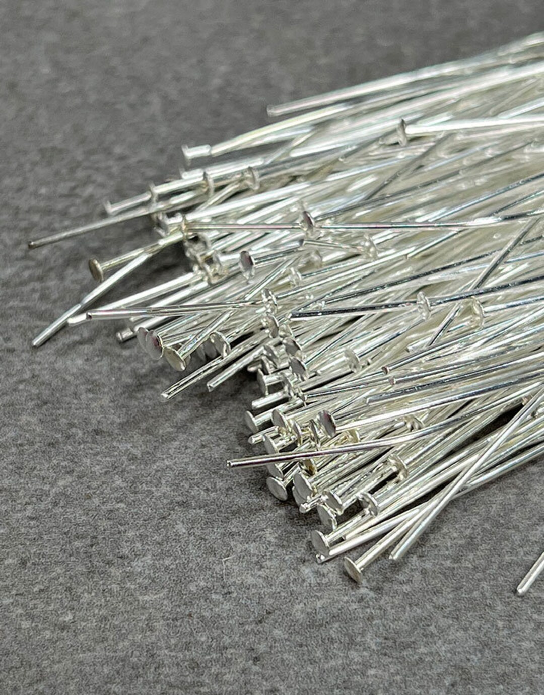 Silver Color Head Pins (pkg of 144) **choose Length** **CLOSEOUT** - Etsy