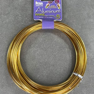 Aluminum Wire Light Gold Color Wire 12ga 39 Feet per Bag WR72112 - Etsy