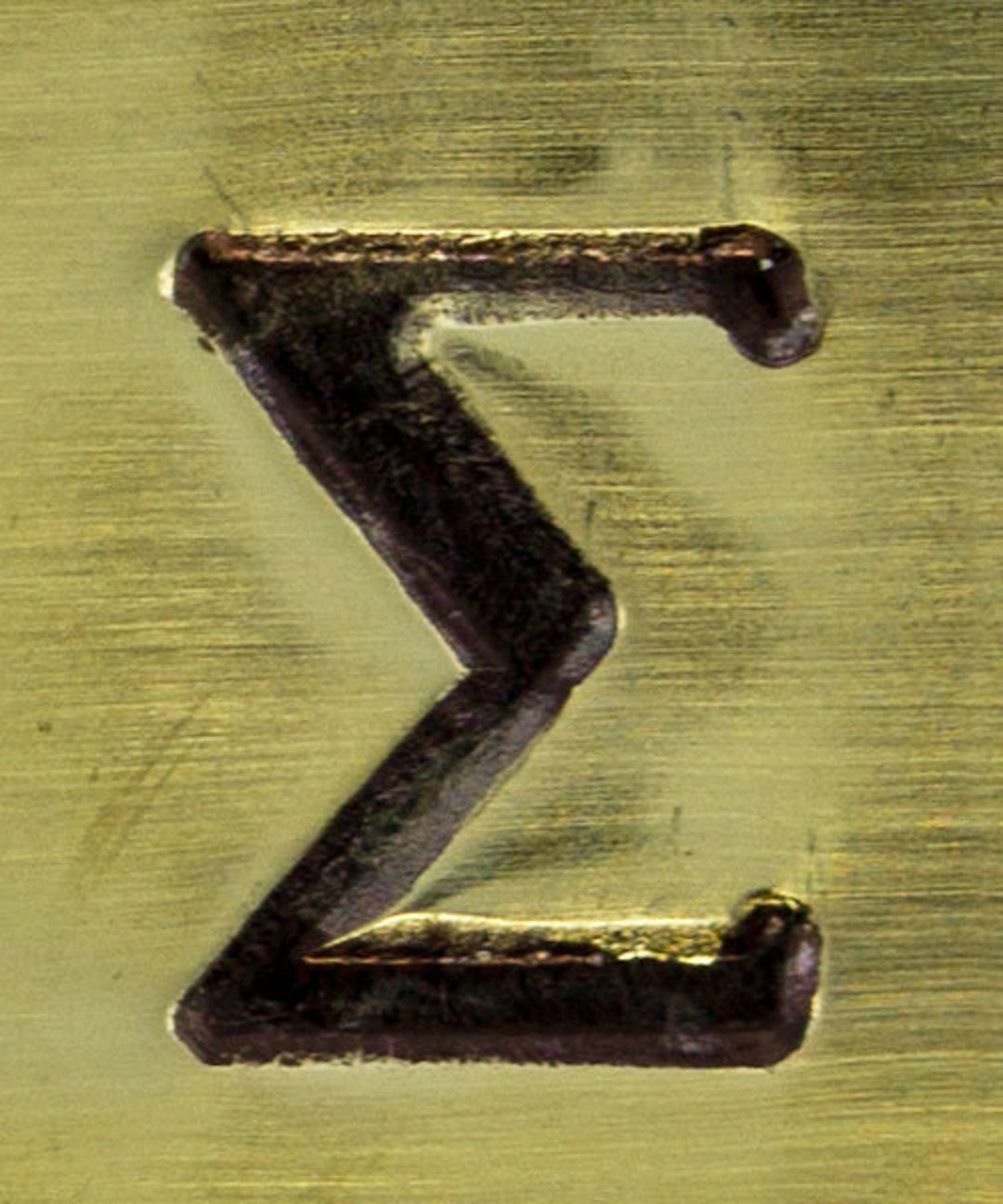 Impressart DESIGN Stamp Greek Letter SIGMA 6mm PN6499 - Etsy