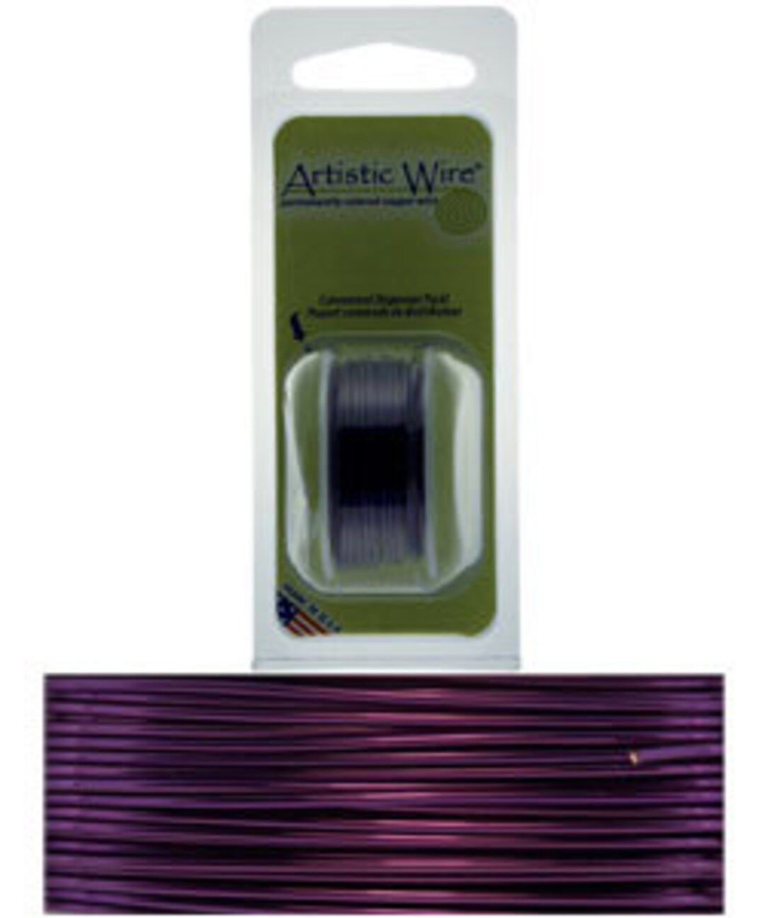 Artistic Wire Dispenser Pack Purple 22ga 8 Yards WR21822 - Etsy