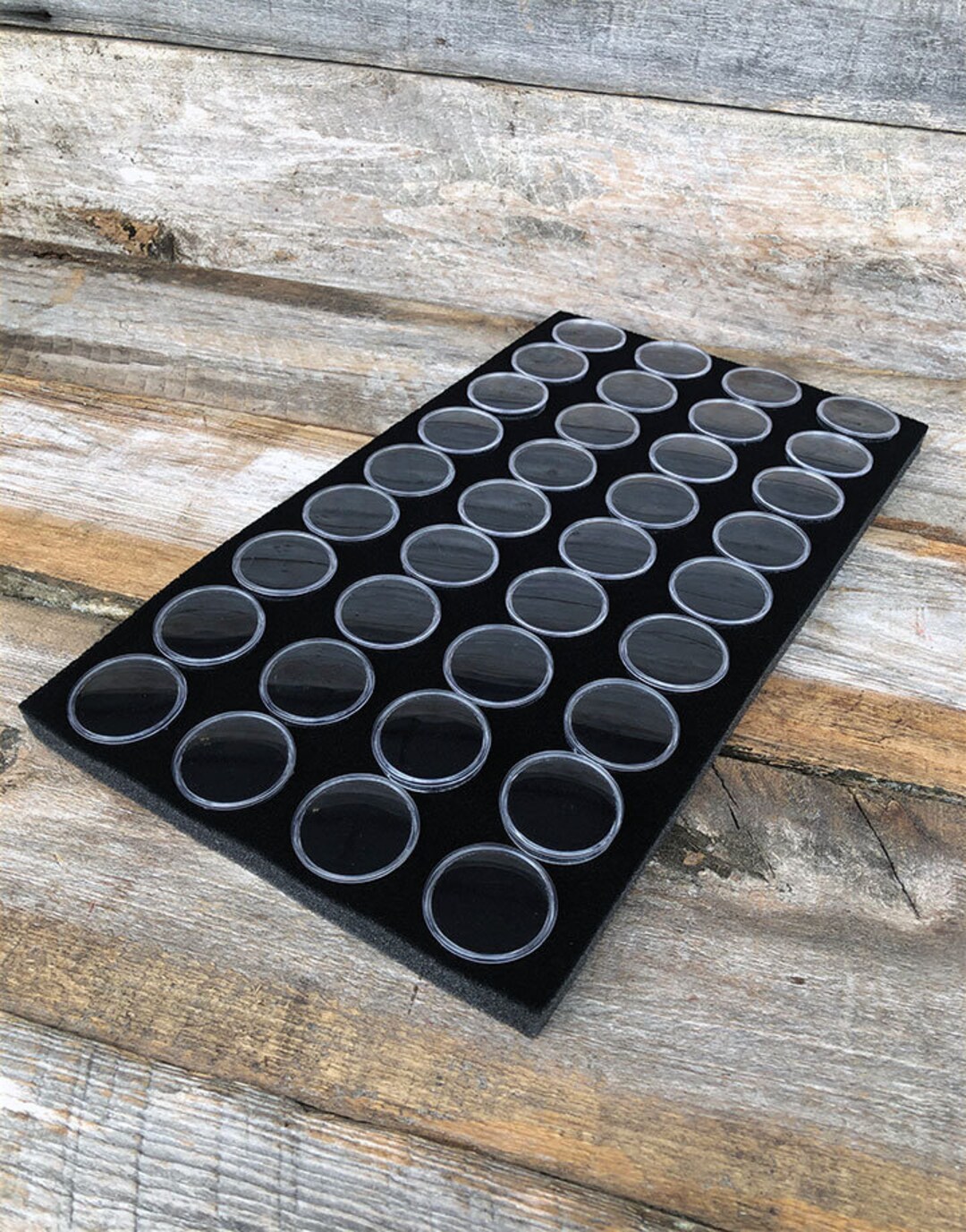 Gem Jar Tray Insert 36 Jars Black (DST2536) - Etsy